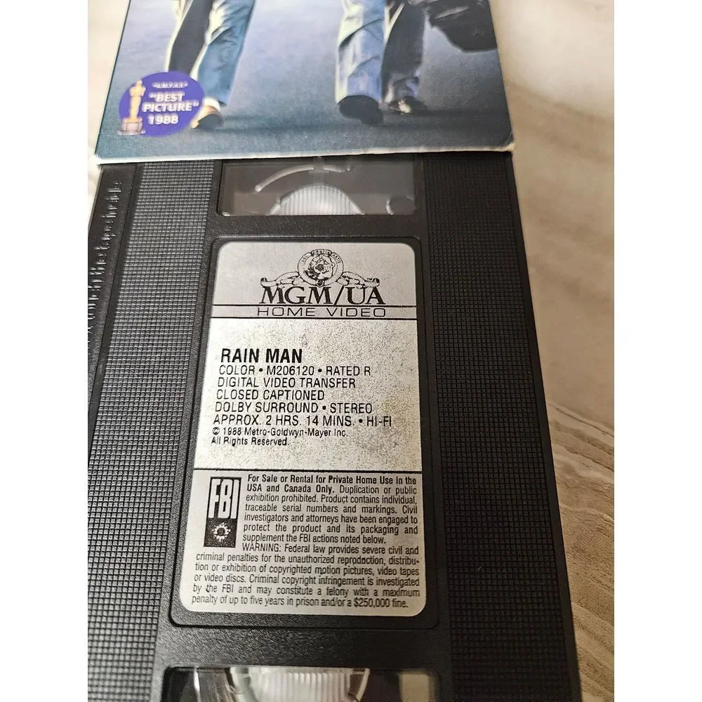Portable Audio & Video | Rain Man Vhs Tom Cruise | Poshmark